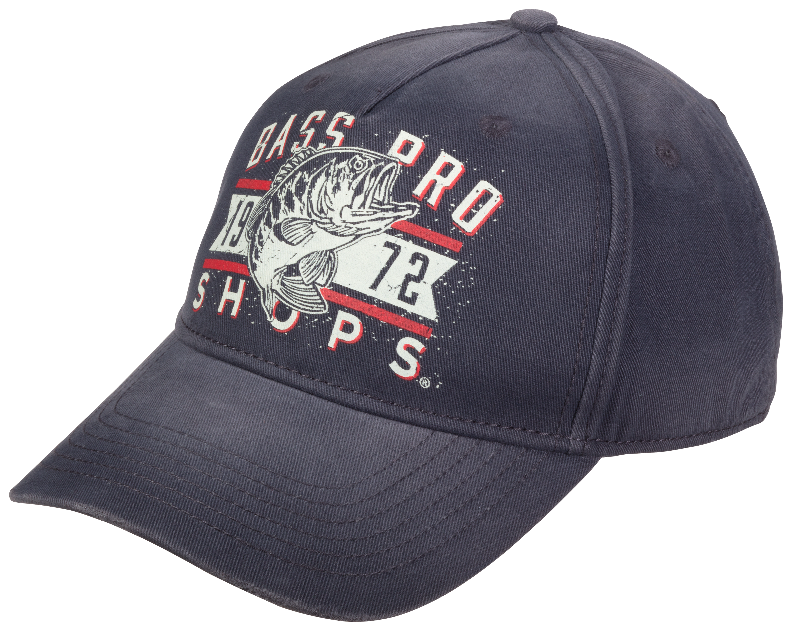 Bass Pro Shops Weathered Leaping Bass Cap | Bass Pro Shops